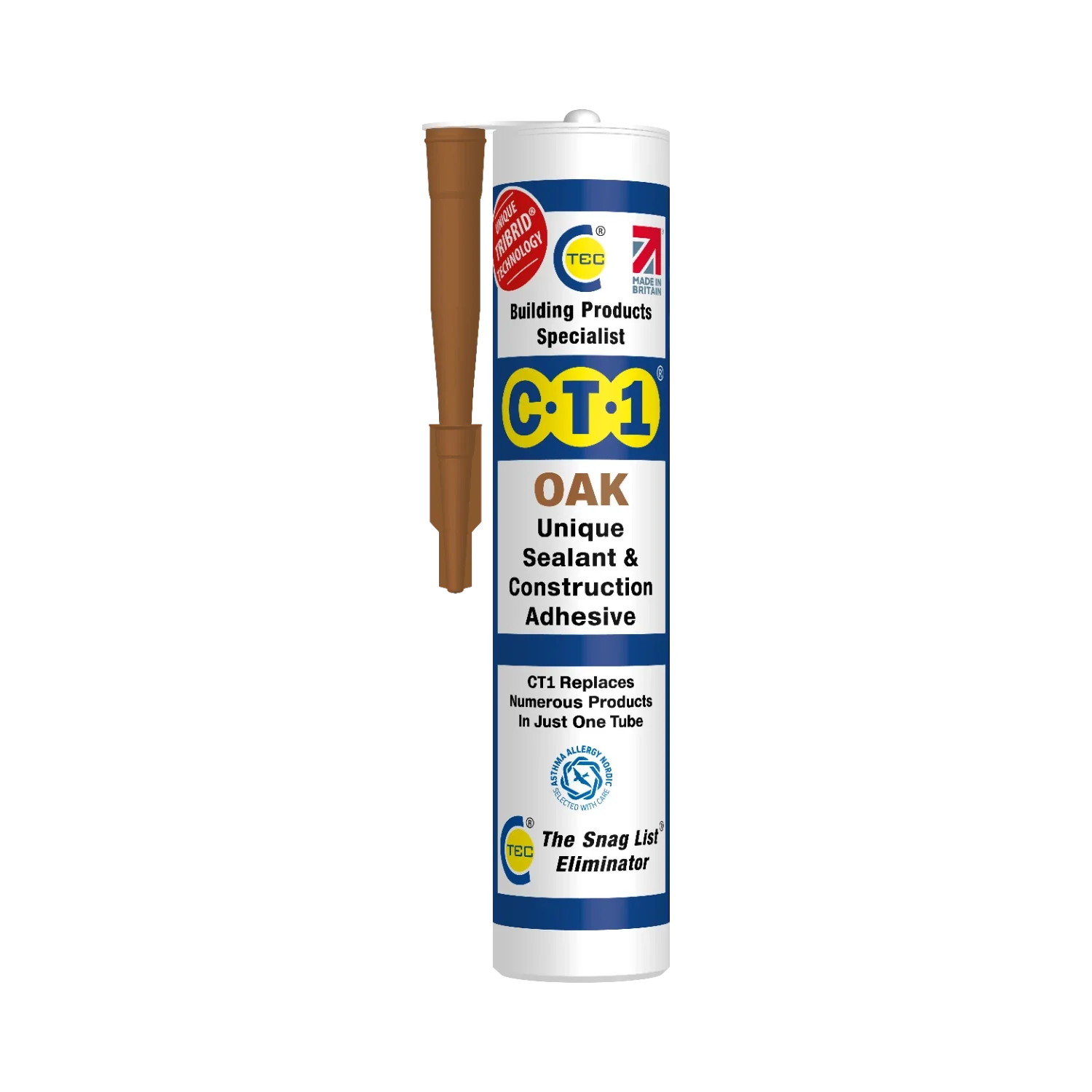 CT1 Oak Sealant & Adhesive Tribrid Multi-purpose Sealant, 290ml 1/2/3/