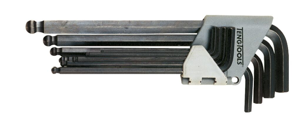 Teng Tools 1479AF Hex Key Set Ball Point AF 7 Pieces 5/64" to 3/8"