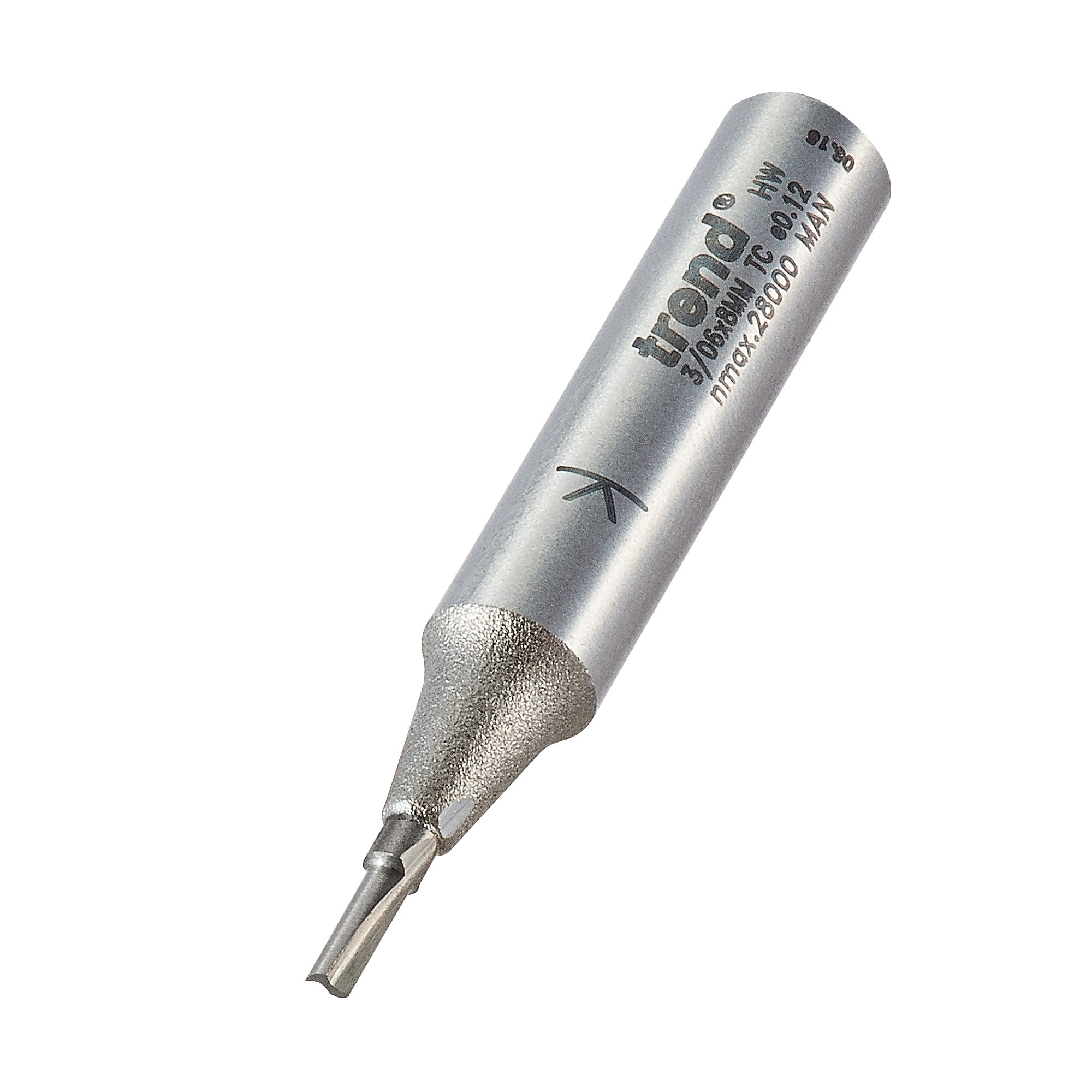 Trend Tools 3/06X8MMTC Two Flute Cutter 2Mm Diameter