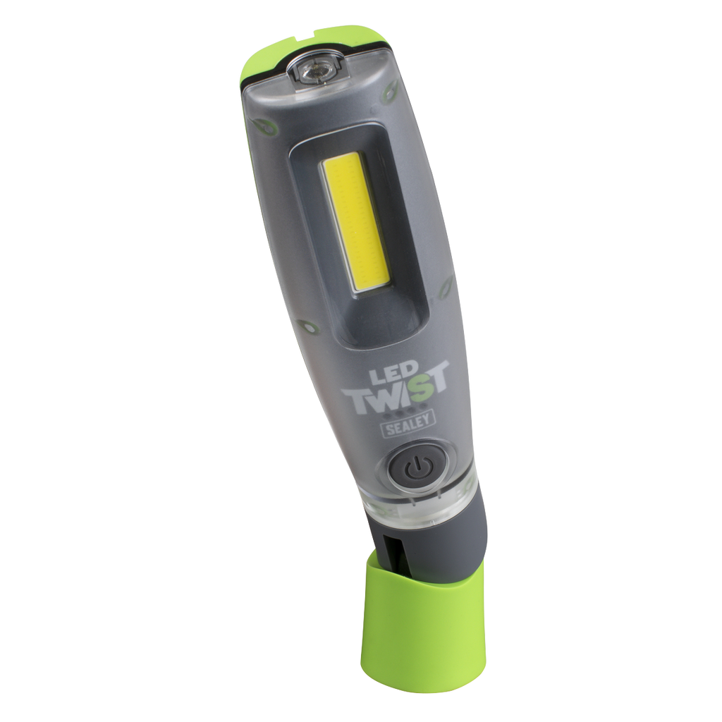 Sealey LED2001G LED Twist Rechargeable Inspection Light Green