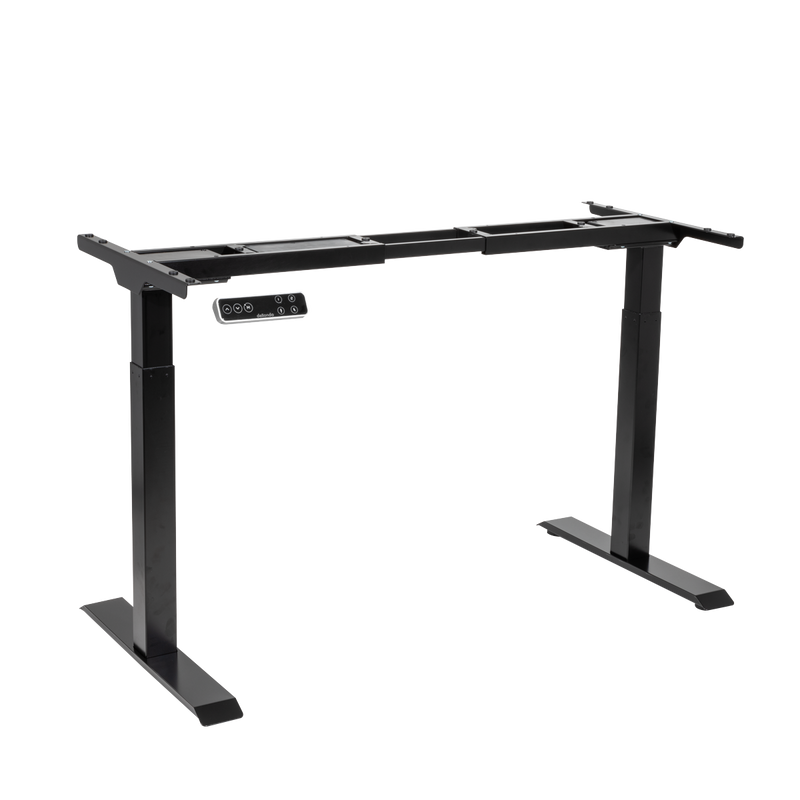 Dellonda DH16 Dellonda Black Electric Adjustable Desk Frame Digital C