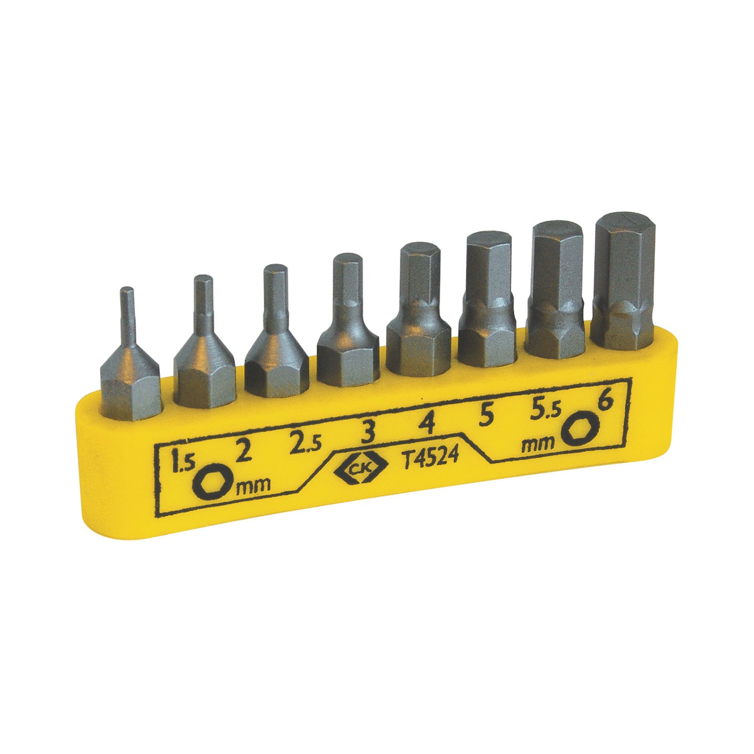 C. K Tools T4524 Bit Clip Hexagonal 8 Piece
