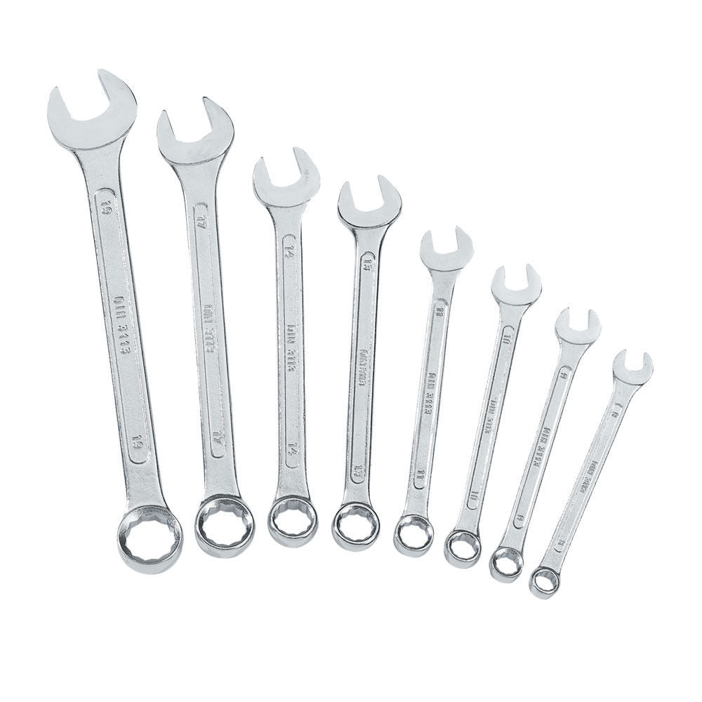 Clarke 1801635 CHT635 8 piece 8 - 19mm Combination Spanner Set
