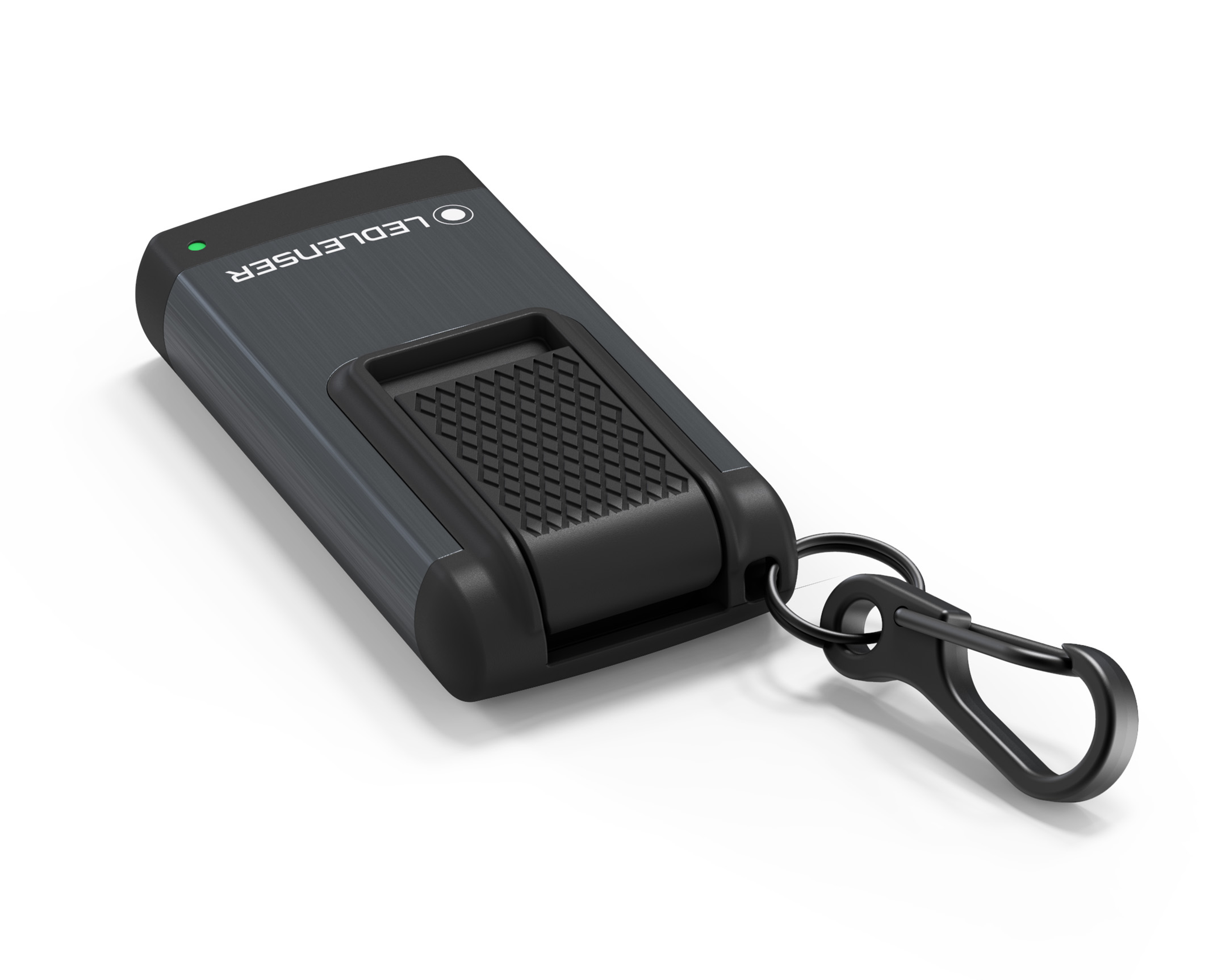 Ledlenser 502574 NEW K4R Key-ring RECHARGEABLE LED Torch - Grey / Blac