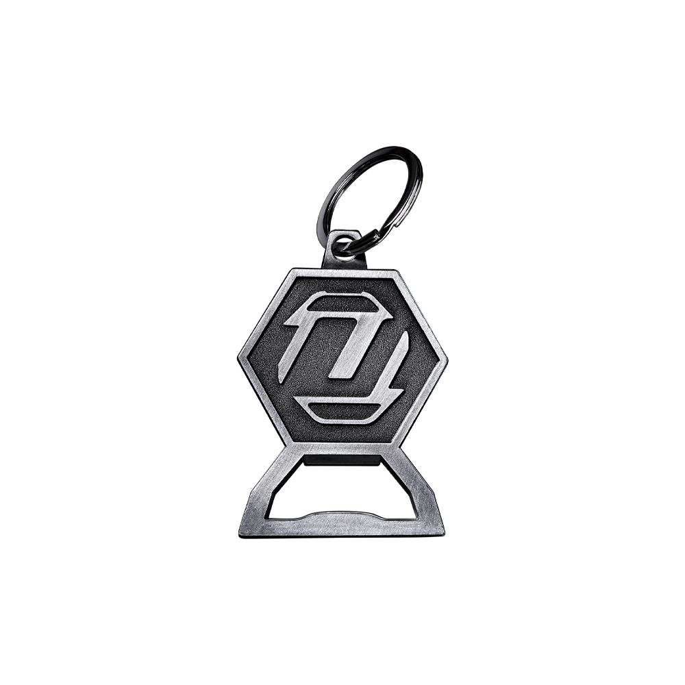 Unilite KEYRING-BOTTLE Stainless steel bottle opener keyring in the sh