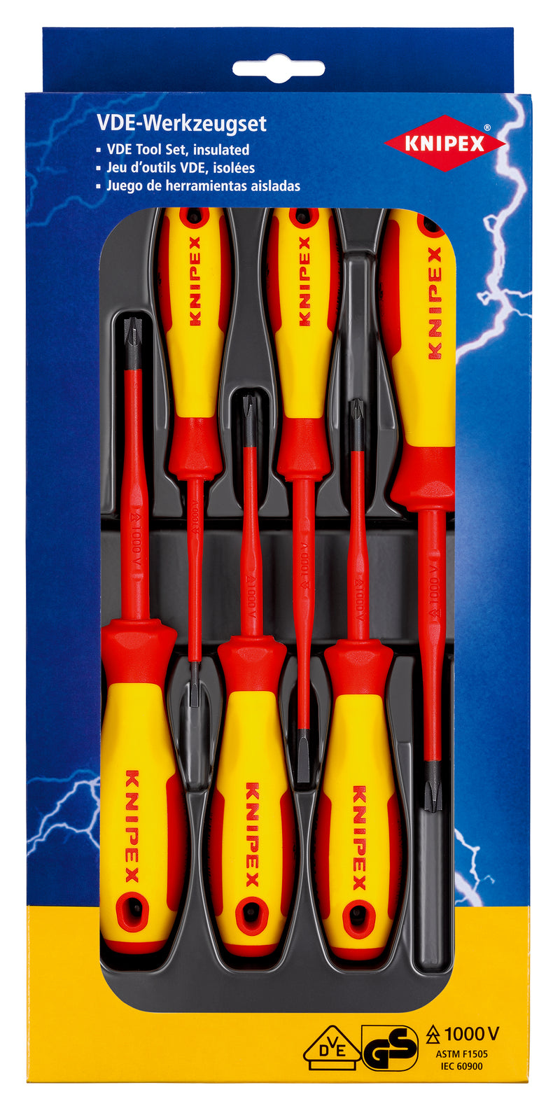 KNIPEX 00 20 12 V05 VDE SET OF SCREWDRIVERS PM S