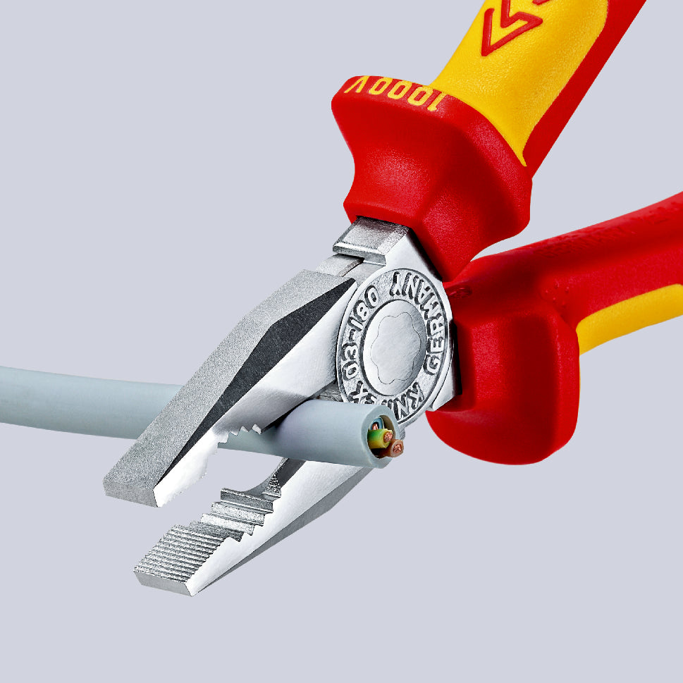 KNIPEX 03 06 180 T BK COMBINATION PLIERS TT