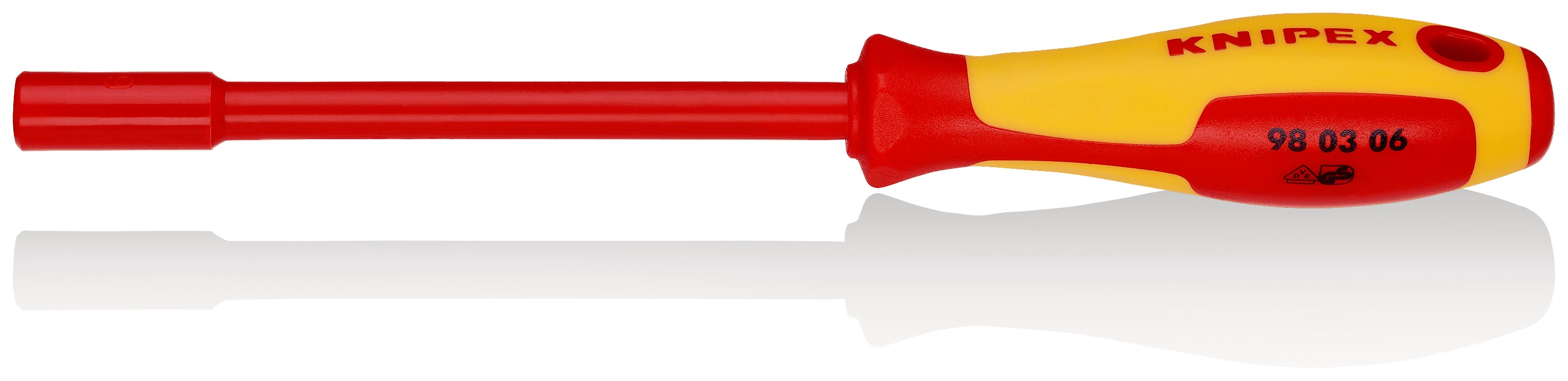 KNIPEX 98 03 06 NUT DRIVERS, WITH HANDLE