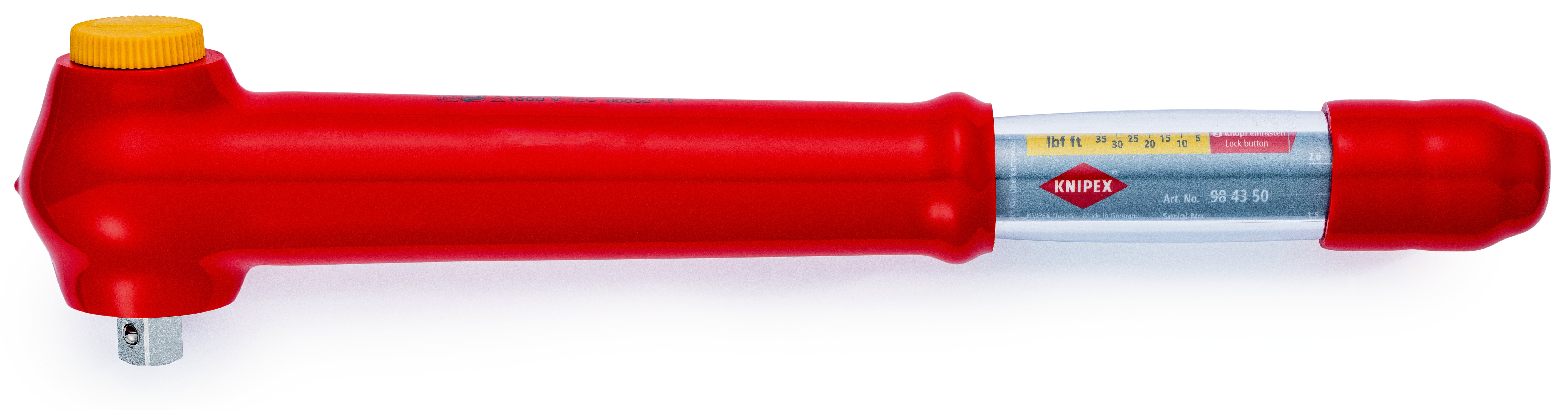 KNIPEX 98 43 50 TORQUE WRENCHES, 1/2"