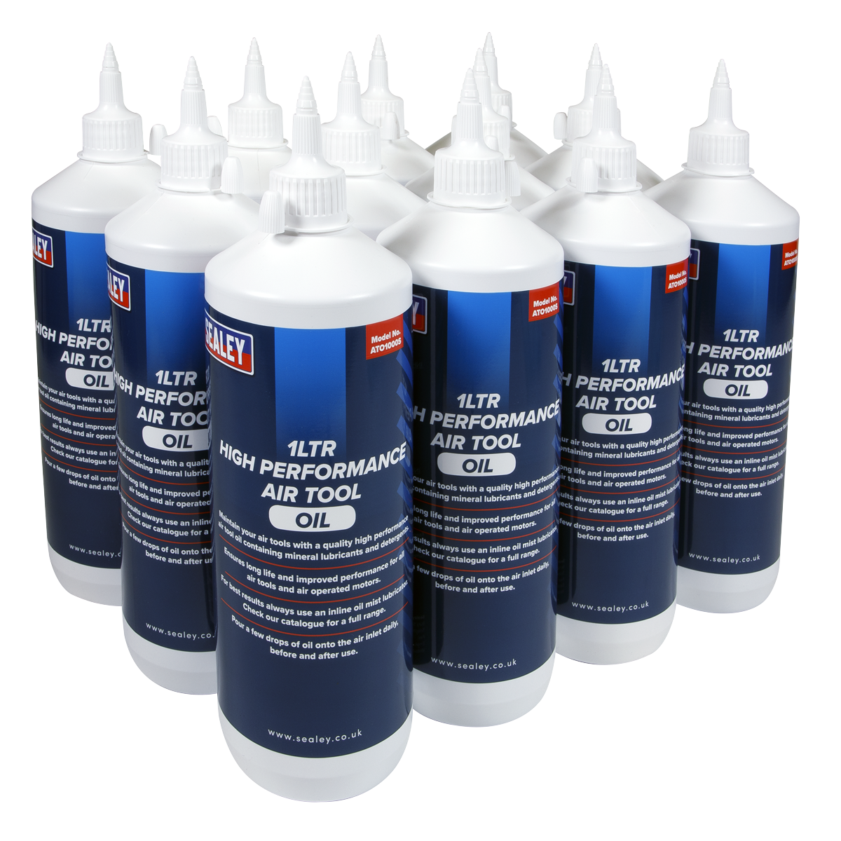 Sealey ATO/1000 1L Air Tool Oil - Pack of 12