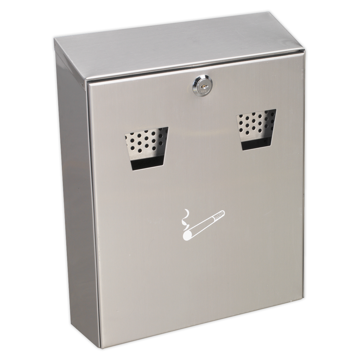 Sealey RCB02 Stainless Steel Wall Mounting Cigarette Bin